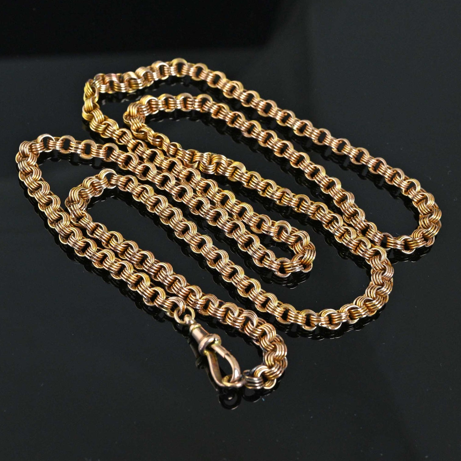Solid 14K Gold Heavy Russian Link Chain Necklace 41 Gms – Boylerpf