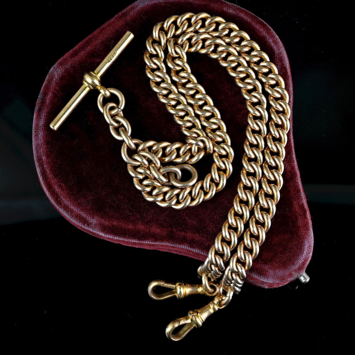 Antique Double Albert Rolled Gold Pocket Watch Chain – Boylerpf