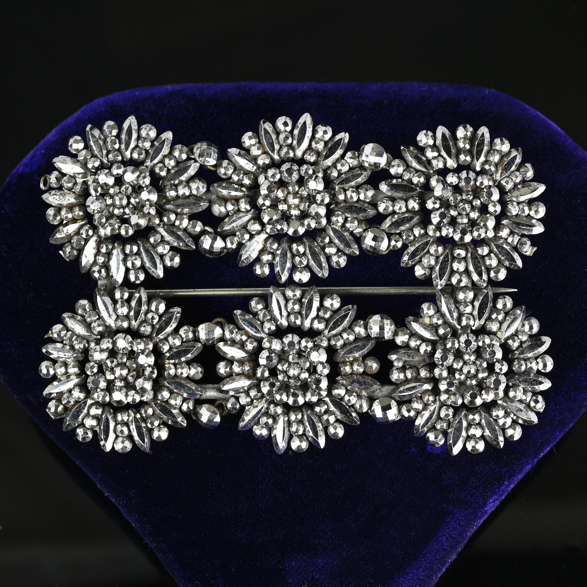 Antique Georgian Starburst Cut Steel Brooch – Boylerpf