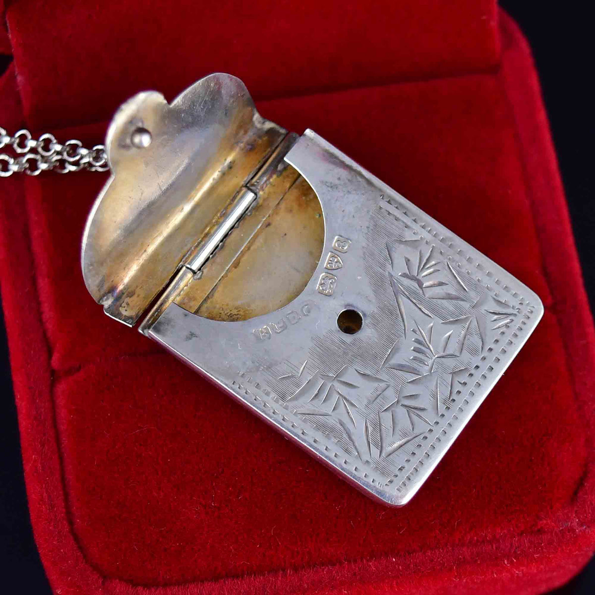 Antique Edwardian Silver Stamp Holder Fob Charm Pendant – Boylerpf
