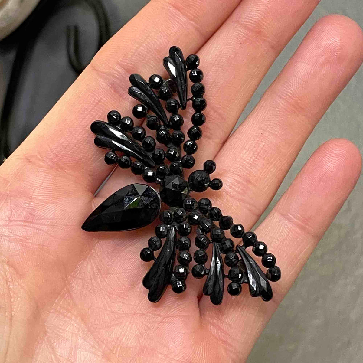 Large Victorian French Jet Butterfly Brooch – Boylerpf