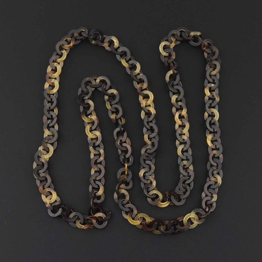 Long Antique Victorian Tortoise Shell Necklace – Boylerpf