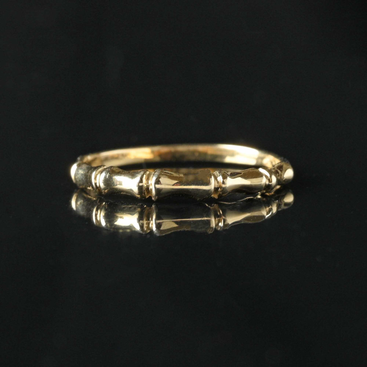 Vintage 14K Gold Bamboo Band Ring – Vintage & Antique Jewelry by Boylerpf