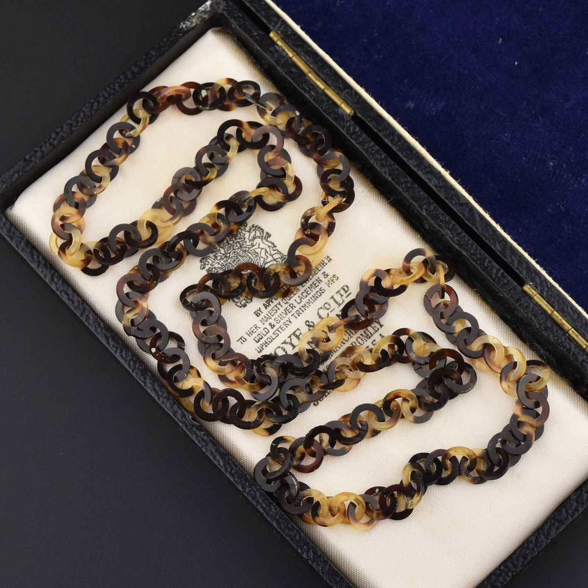 Long Antique Victorian Tortoise Shell Necklace – Boylerpf