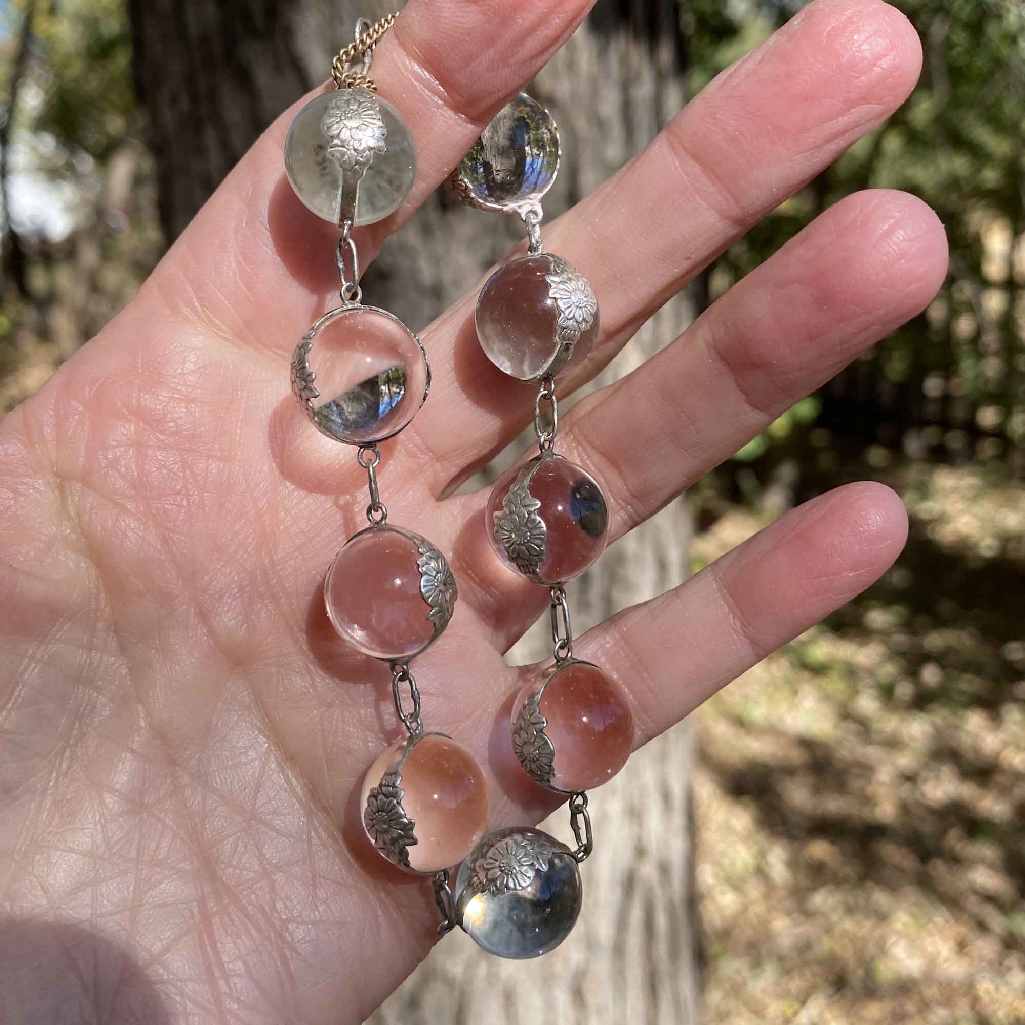 Art Deco Pools of Light Rock Crystal Bracelet in Silver – Boylerpf