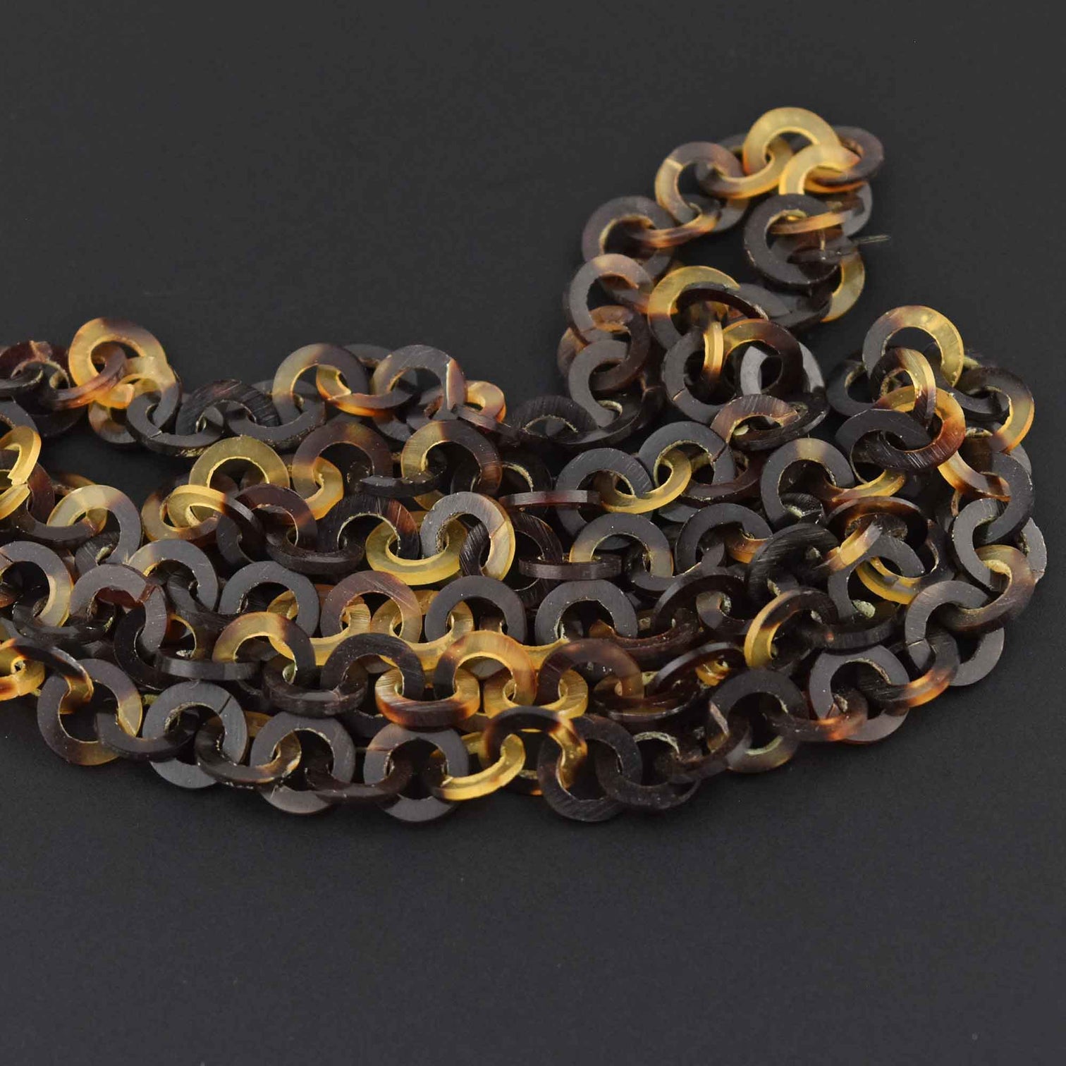 Long Antique Victorian Tortoise Shell Necklace – Boylerpf
