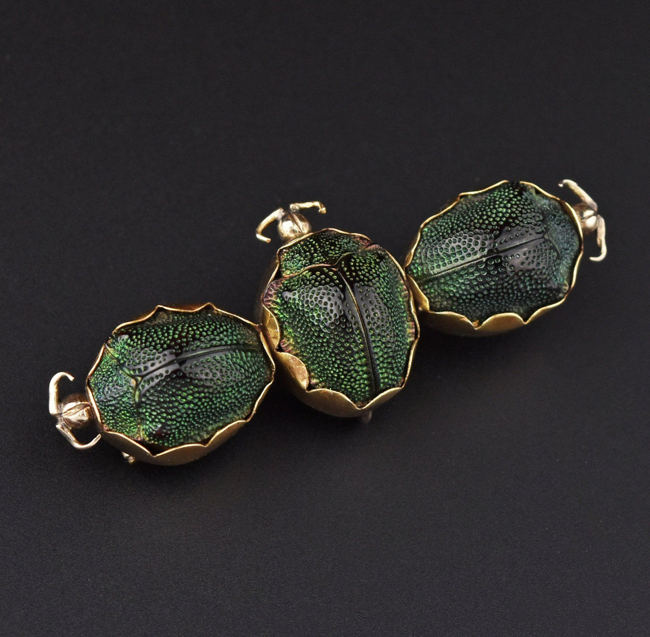 Antique Victorian 14K Gold Scarab Beetle Brooch – Boylerpf