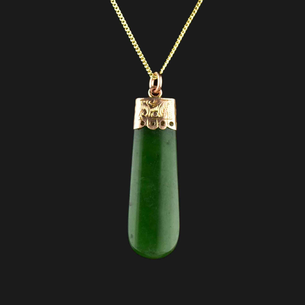 Gold Maori Pounamu New Zealand Jade Pendant Necklace – Boylerpf